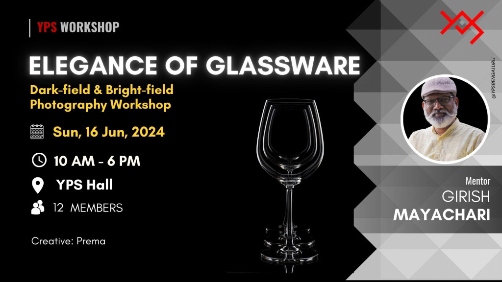 ELEGANCE OF GLASSWARE – Dark-field & Bright-field Photography Workshop ...