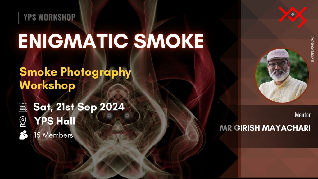 YPS Workshop | Sep 21, 2024 | State Youth Centre | Youth Photographic Society